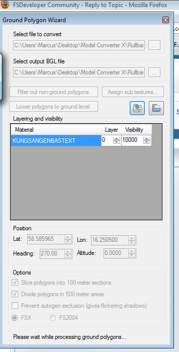 FSX - Ground Polygon Wizard Possible Bug | FSDeveloper