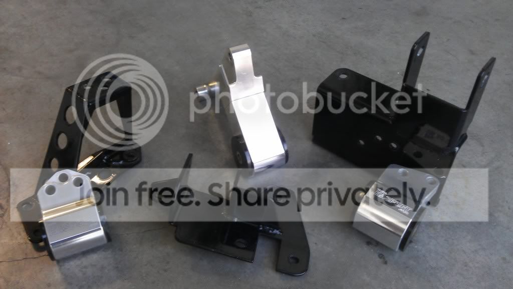 F/S: EG HASPORT K-series mounts Billet / Black Brackets | Honda / Acura ...