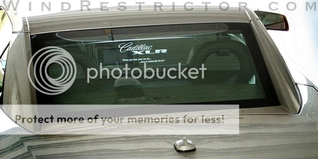 glass windrestrictor Vs OEM mesh screen? wich is best? | Cadillac XLR Forum