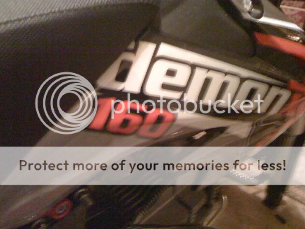 The bike comes with an extra 160 sticker put over the 140 one underneath