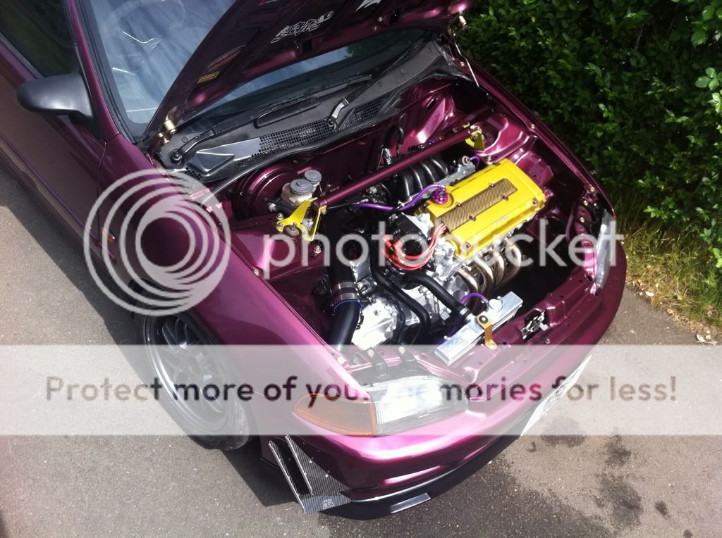 Tucked B18 coupe... | Honda Civic Forums